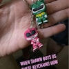 Power Rangers Keyrings/keychains | Cartoon Cute Emo Kids Goth Fun Jake ...