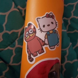 Garfield X Kitty Sticker/ Kawaii Cute Vinyl Stationary - Etsy