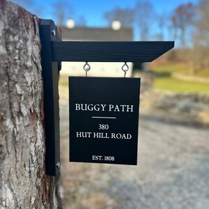 Customisable Hanging House Sign, House Number Sign, New Home Gift - Etsy