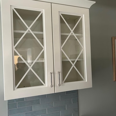 CUSTOM MULLION INSERTS Kitchen Cabinet Doors up to 16w X 32h Glass or ...
