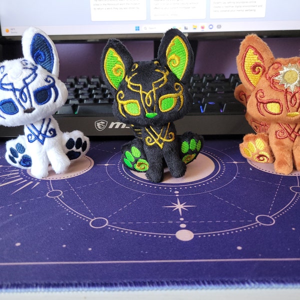 Wolves of Ragnarok - Fenris Plush - Littlefox's Toebeans - Norse Viking ...