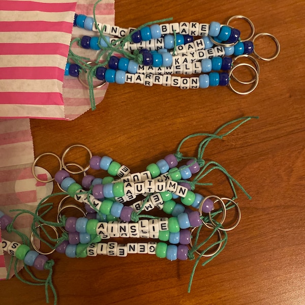 End of Year/christmas Student Class Gift Keyrings - Personalized ...