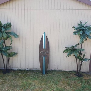 Personalized Surfboard Name Sign Handcrafted Wood Surfboard Wall Art ...