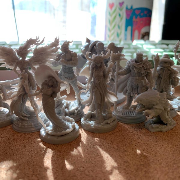 Demon Queen by Village's Hope Miniatures 28/32/54/75 MM Miniature Anime ...