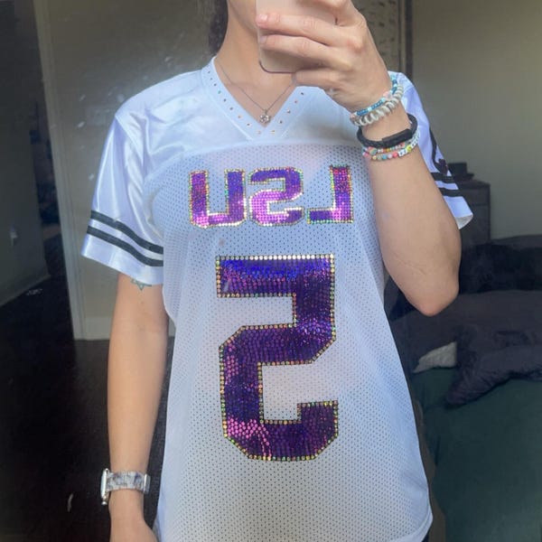 Custom Cheer Bling Women's Patchwork Jersey - Customize With Your Team ...