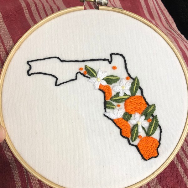 Florida State Embroidery Pattern and Stitch Guide - Digital Download ...