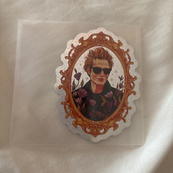 Sparkly Edward Cullen Twilight Glitter Sticker - Etsy