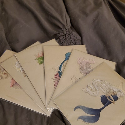 Star Mermaid Print, Fantasy Art Print, Dreamy Mermaid Art, Whimsical ...