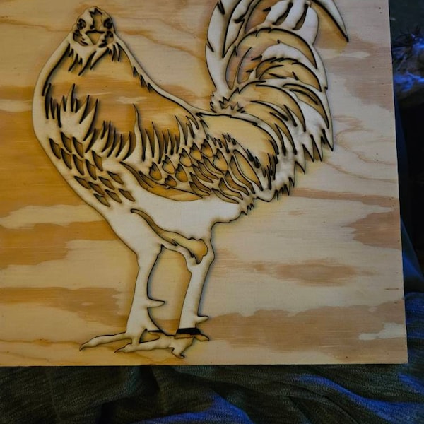 Rooster Vector File for Print and Cutting - Etsy