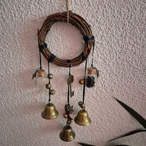 Protection Bells, Witch Bells, Witch Door Bells, Door Chimes, Front ...