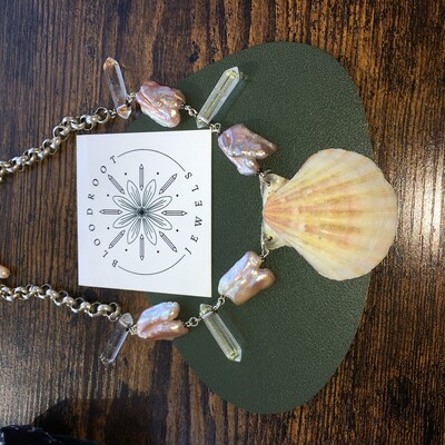 Obsidian Triple Layered Coin Necklace - Etsy