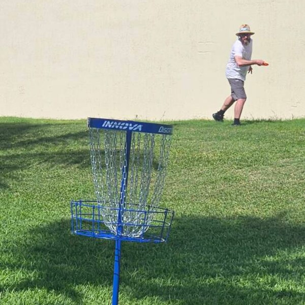 New Disc Golf Art Print. 7 3/4" X 11 1/2". Centered on 11" X 14" HQ ...