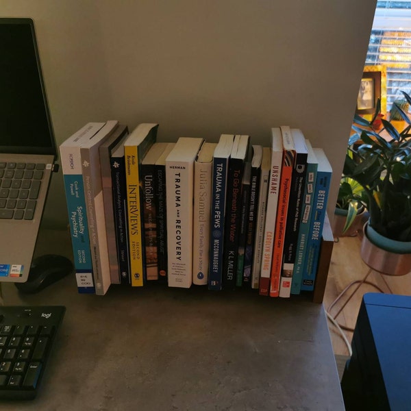 Oak Slate Design Long CD Rack Modern Contemporary Style - Etsy Nederland