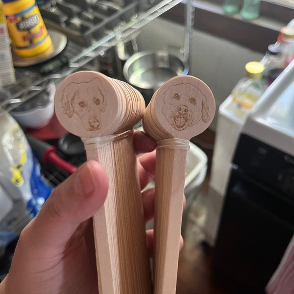Signature Dog Drink Stir Stick, I Do Too Wood Engraved Cocktail Sticks ...