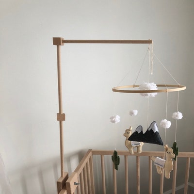 Baby Crib Wooden Mobile Arm Baby Mobile Stand Nursery Mobile - Etsy UK