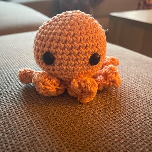 No-sew-octo Crochet Pattern Amigurumi Mini Octopus Pocket Octo - Etsy