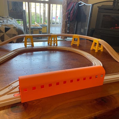 Stackable Modern Pillars for Train Track Brio Extension / Lillabo ...