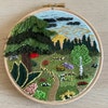 Forest Landscape, 3d Embroidery Pattern. Hand Embroidery Pattern PDF ...
