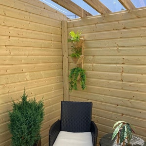 Wooden Garden Planter MIDI Wall/fence Hanging - Etsy UK