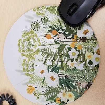 Mid Century Arches Line Art Mouse Pad Terra Minimalist Mouse - Etsy