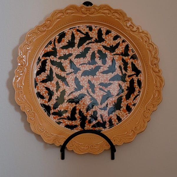 3 Tier Wrought Iron Pie Plate Holder Holds Standard 9 Pie Plates Amish ...