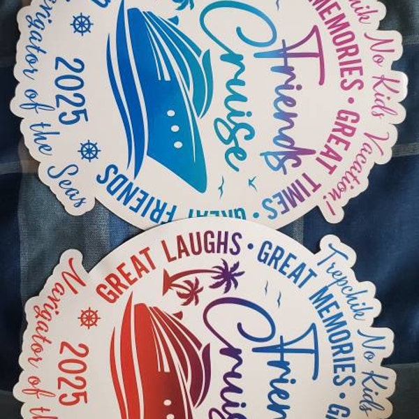 Personalized Cruise Door Magnet Family Names Vacation Cruise Squad ...