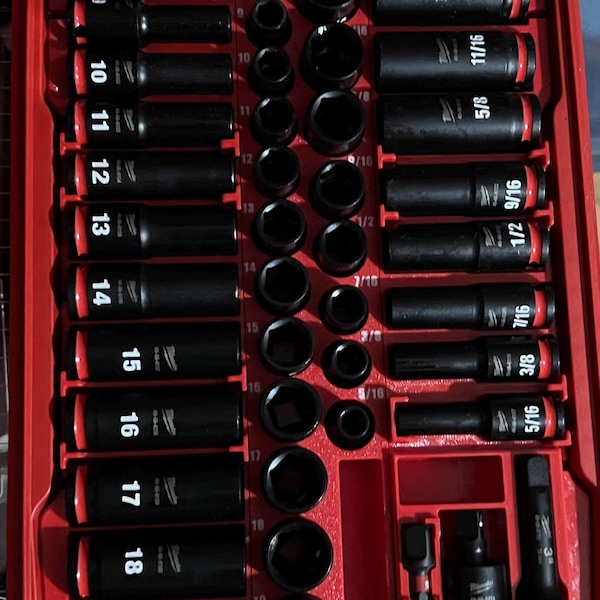 3D Printed Socket Organizer: Husky 200-piece Set Compatible - Etsy