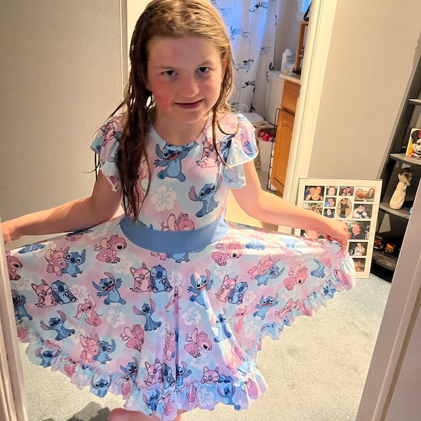 Squishmallow Bow Back Twirl Dress - Etsy