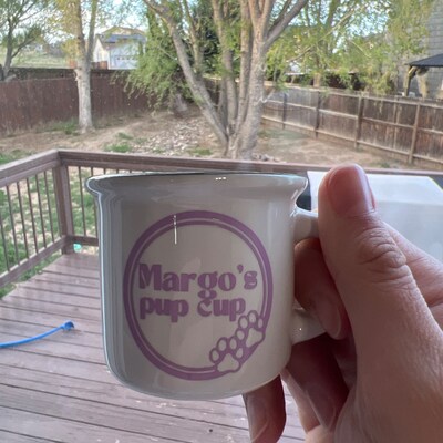 Reusable Pup Cup Custom Puppuccino Mug Dog Mom Gift 2oz Personalized ...