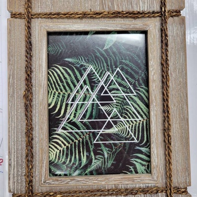 Wooden Picture Frame Vintage Style Rustic Looking Wood Frames for Table ...