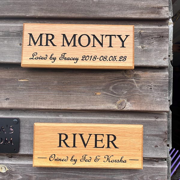 Stable Name Plate. Solid Oak Stable Sign. Equestrian Sign. - Etsy UK