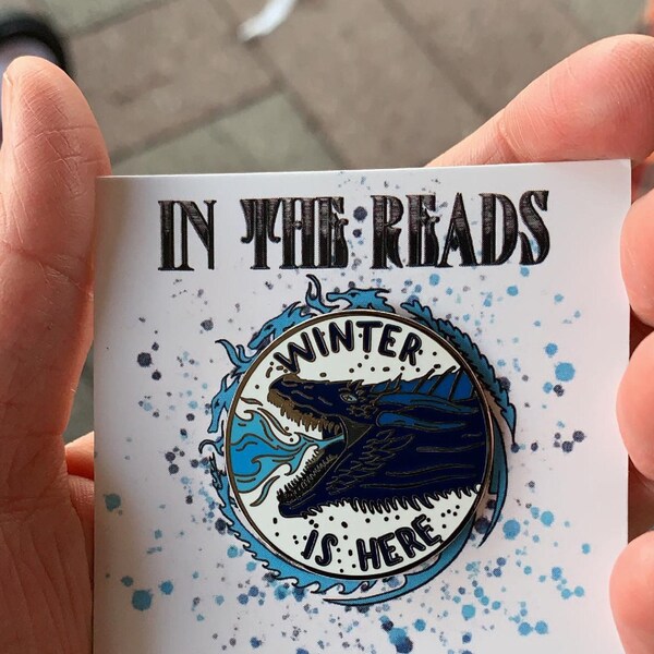 Winter is Here / Ice / Hard Enamel Pin / Free US Shipping - Etsy