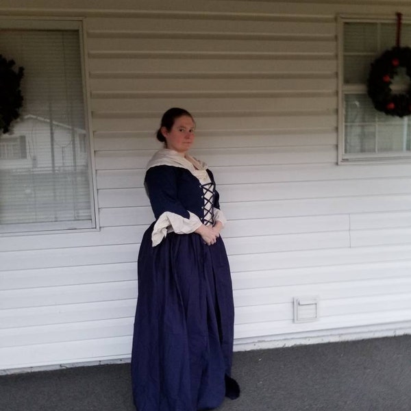 Complete Colonial 18th Century Williamsburg Outlander 1700s Polonaise ...