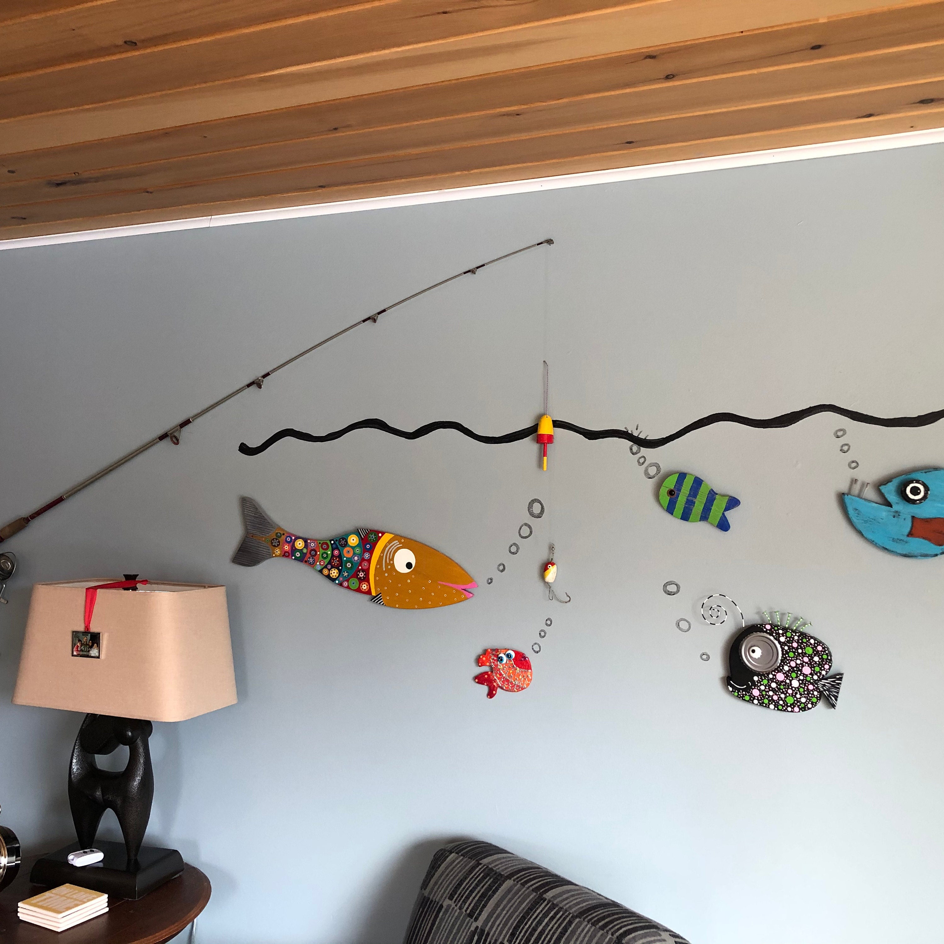 Wall Fish,Blowfish Wall Art, Beach House Decor, Lake House Decor ...