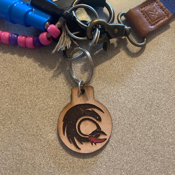 Leather Toothless Light Fury & Night Light Keychains and HTTYD Symbols ...