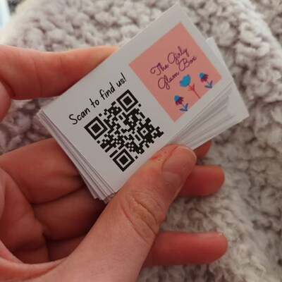 Mini, Qr Code Business Card, Business Card, Discount Code Card ...