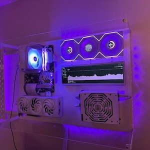 Wall Computer Case, Computer Wall Mount, Open Case, Full ATX, Open Air ...