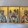 Icon of Jesus Christ and 12 Apostles, Made to Order, Orthodox Painting ...