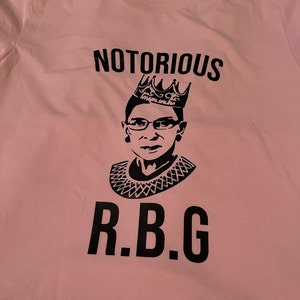 Notorious Rbg Shirt, RBG T-shirt, Ruth Bader Ginsburg Outfit, Feminist ...