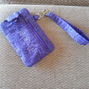 DIY DIGITAL FILE 6 X 10 Hoop Cell Phone Wallet Done Ith Zipper on Front ...