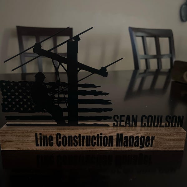 Custom Principal Desk Name Plate Wedge Personalized Head of School ...