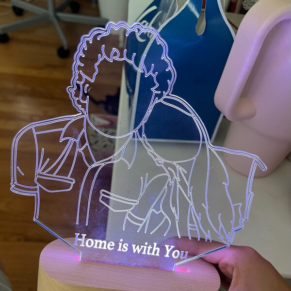 Kirby Personalized LED Table Lamp, Multicolor 3d Illusion Night Light ...