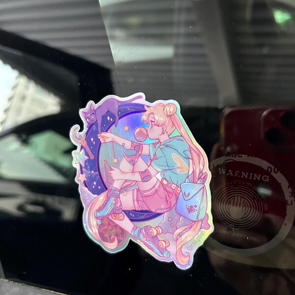 Haku Human Form Sword Vinyl Sticker - Etsy