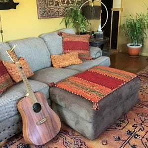 Multi Chindi Striped Jute Rag Rug Handcrafted Sustainable Home Decor ...