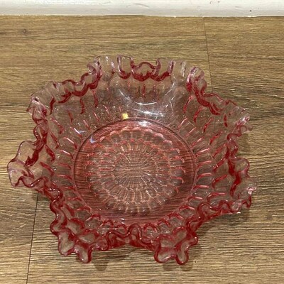 Vintage Glass Emerald Green Glass Bell Dinner Bells Diamond Cut Look ...