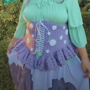 Digital Crochet PATTERN: Bark Gauntlets Bracers Whimsical Mushroom Tree ...