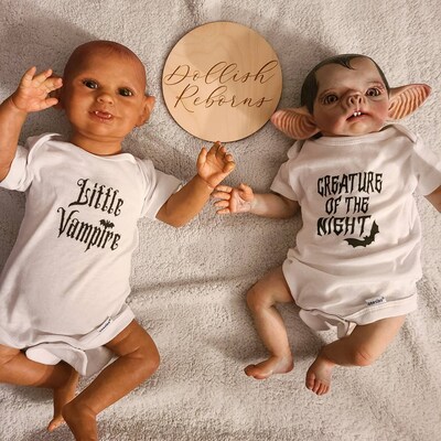 Tales From the Crib Baby Bodysuit, Horror Baby Outfit, Spooky Baby ...