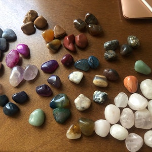 Assorted Mixed Tumbled Stones MEDIUM 1 Lb Wholesale Bulk Lot - Etsy