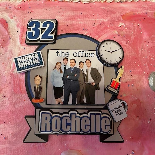 The Office Cake Topper | the Office Party | the Office Birthday - Etsy