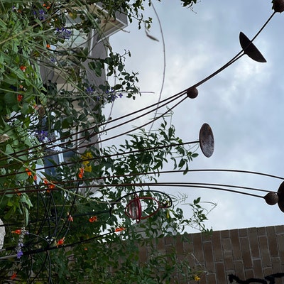 Metal Poppy Sculpture - Etsy